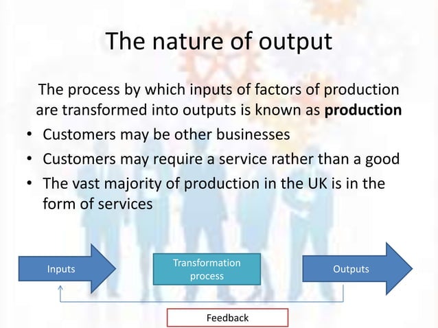 Transforming resources into goods and services | PPTX | Business ...