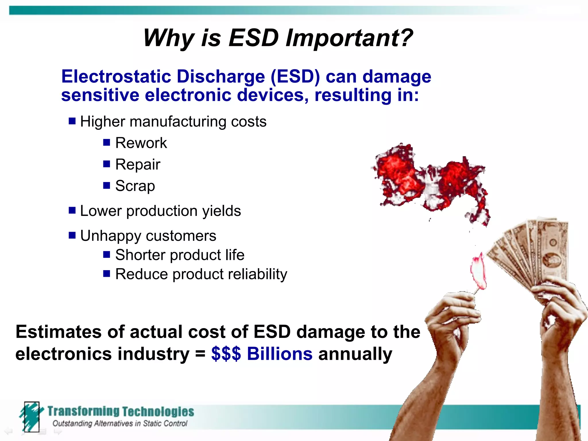 ESD Basics By Transforming Technologies | PPT