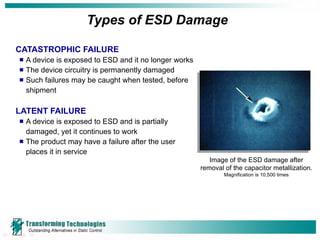 ESD Basics By Transforming Technologies | PPT