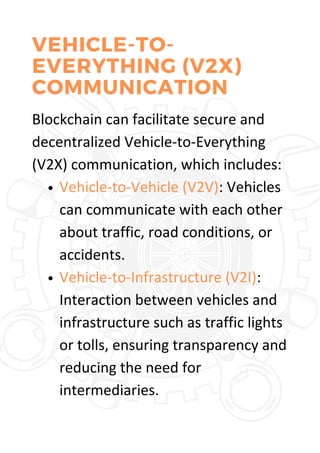 Transforming the Automotive Industry Key Blockchain Applications for Enhanced Transparency ...