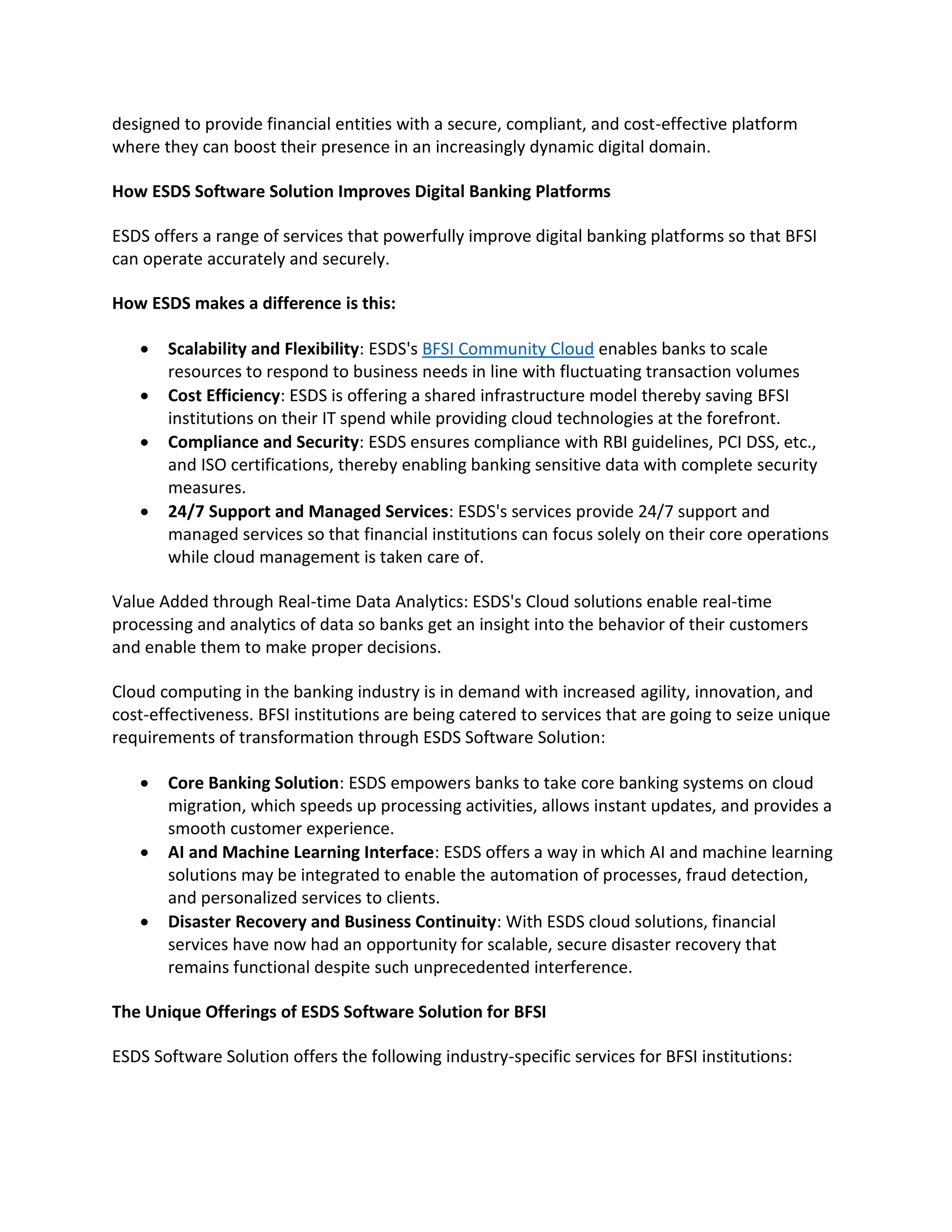 Transforming the BFSI Sector: The Rise of Community Clouds in Digital ...