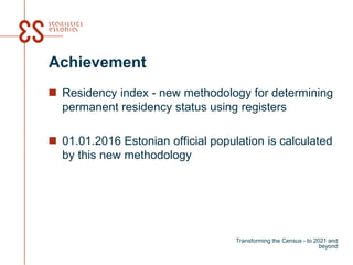 Register based census - the way to make census operations more ...