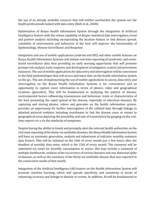 Transforming the Kenya Health Information System (KHIS) to an Early ...