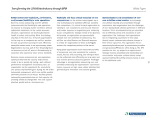 Transforming the utilities industry through bpo by teleperformance | PDF