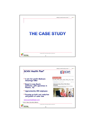 Transforming The Workplace At Scan Health.Ifma Wwp.10 8 09 | PDF