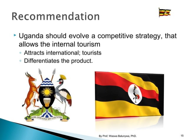 Transforming uganda's tourism industry | PPT