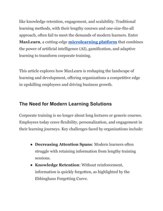 Transforming Workplace Training_ How MaxLearn Leverages Microlearning for Success.pdf