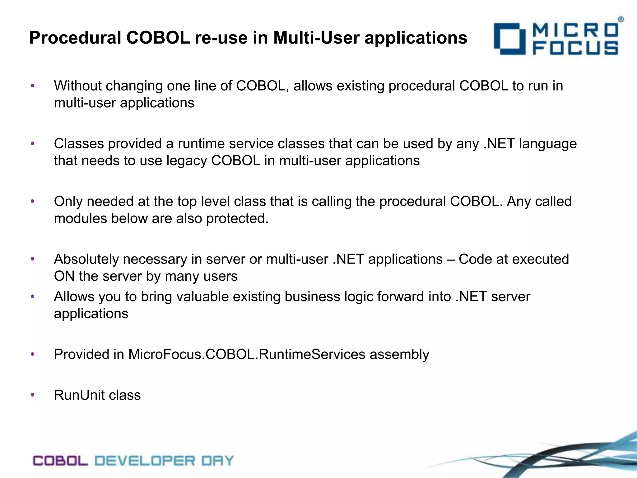 Transforming your COBOL UI - COBOL Developer Day | PPT