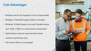 Transform into an Azure Managed Service Provider - WVD.pptx | Operating ...