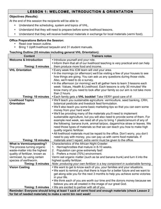 Transform Livelihood Manual | PDF