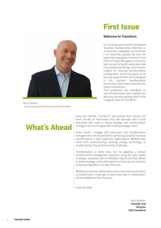 Transform Magazine #1 | PDF