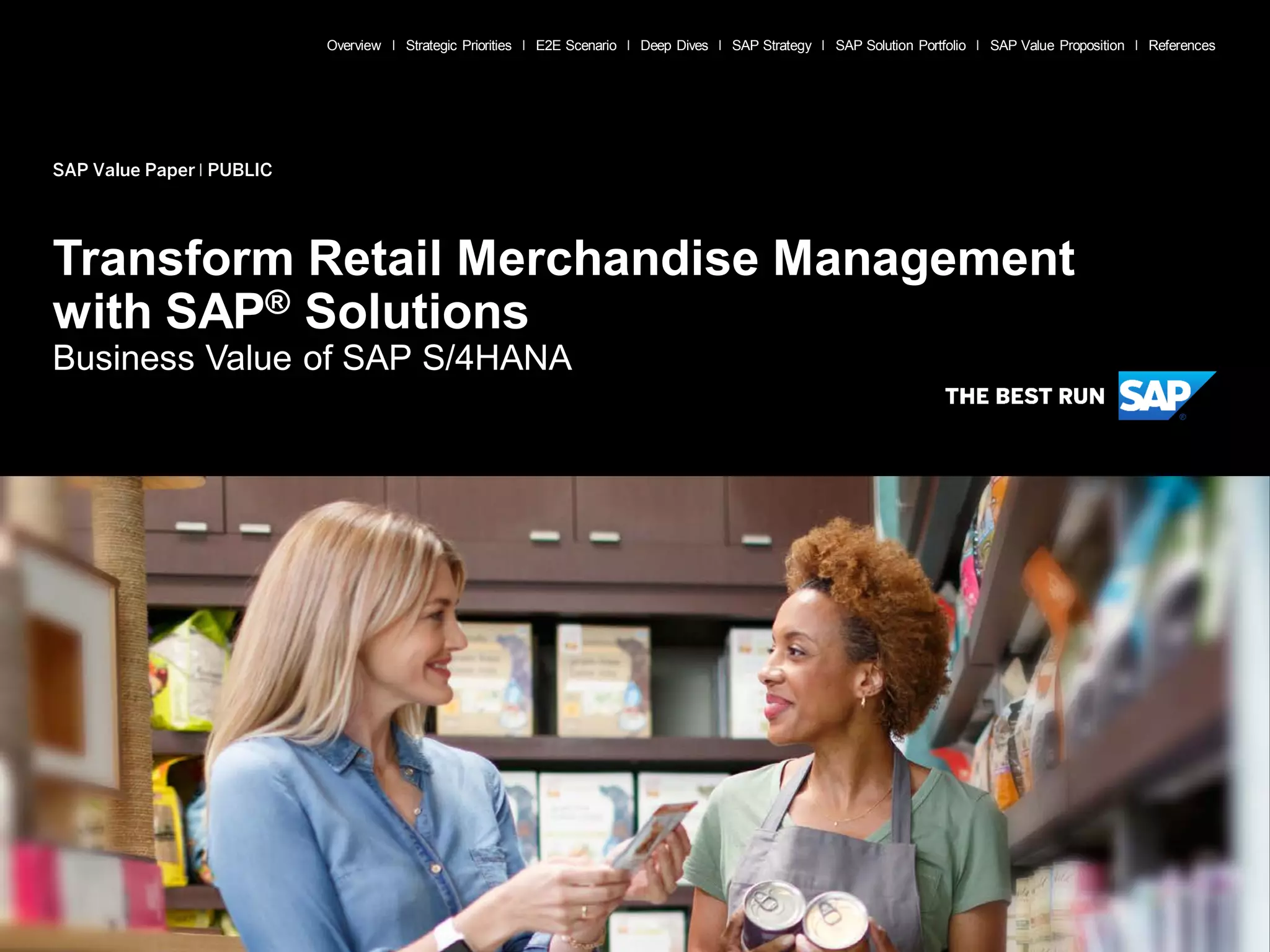 Transform retail merchandise management with sap solutions | PPT