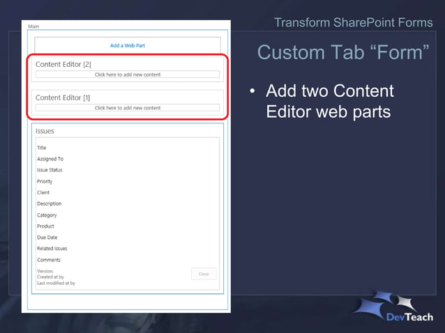 Transform Sharepoint Default List Forms With Html Css And Javascript