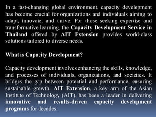 Transform Success with Capacity Development Service in Thailand by AIT.pptx