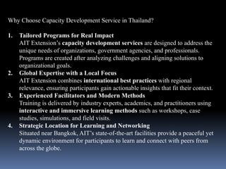 Transform Success with Capacity Development Service in Thailand by AIT.pptx