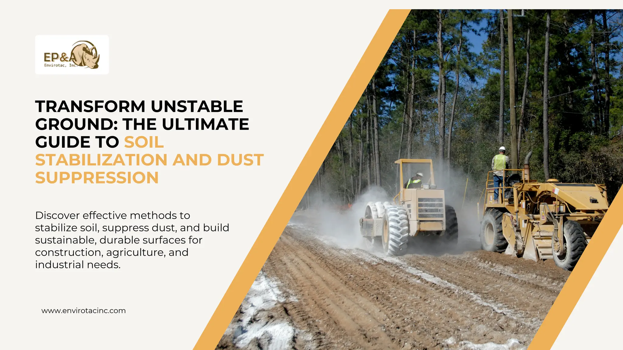 "Transform Unstable Ground: The Ultimate Guide to Soil Stabilization ...