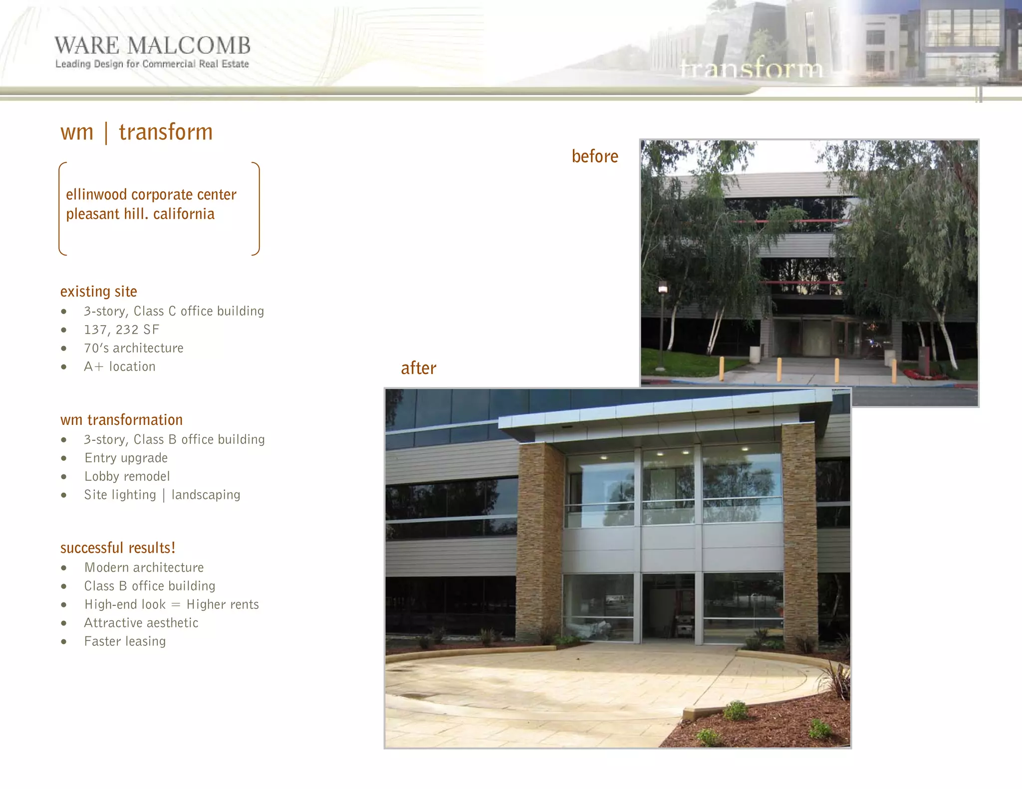 Transform Ware Malcomb Brochure B | PPT