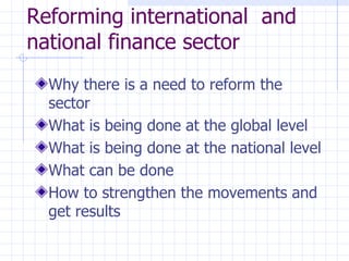 Transform World Bank,WTO And IMF | PPT