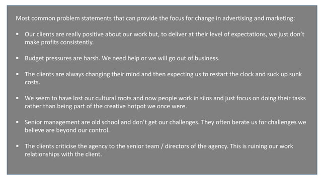 Transform your organisation, one post it note at a time | PPT