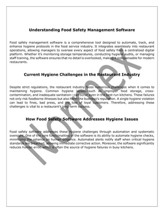 Transform Your Restaurant’s Hygiene Standards with Epic Food Safety ...