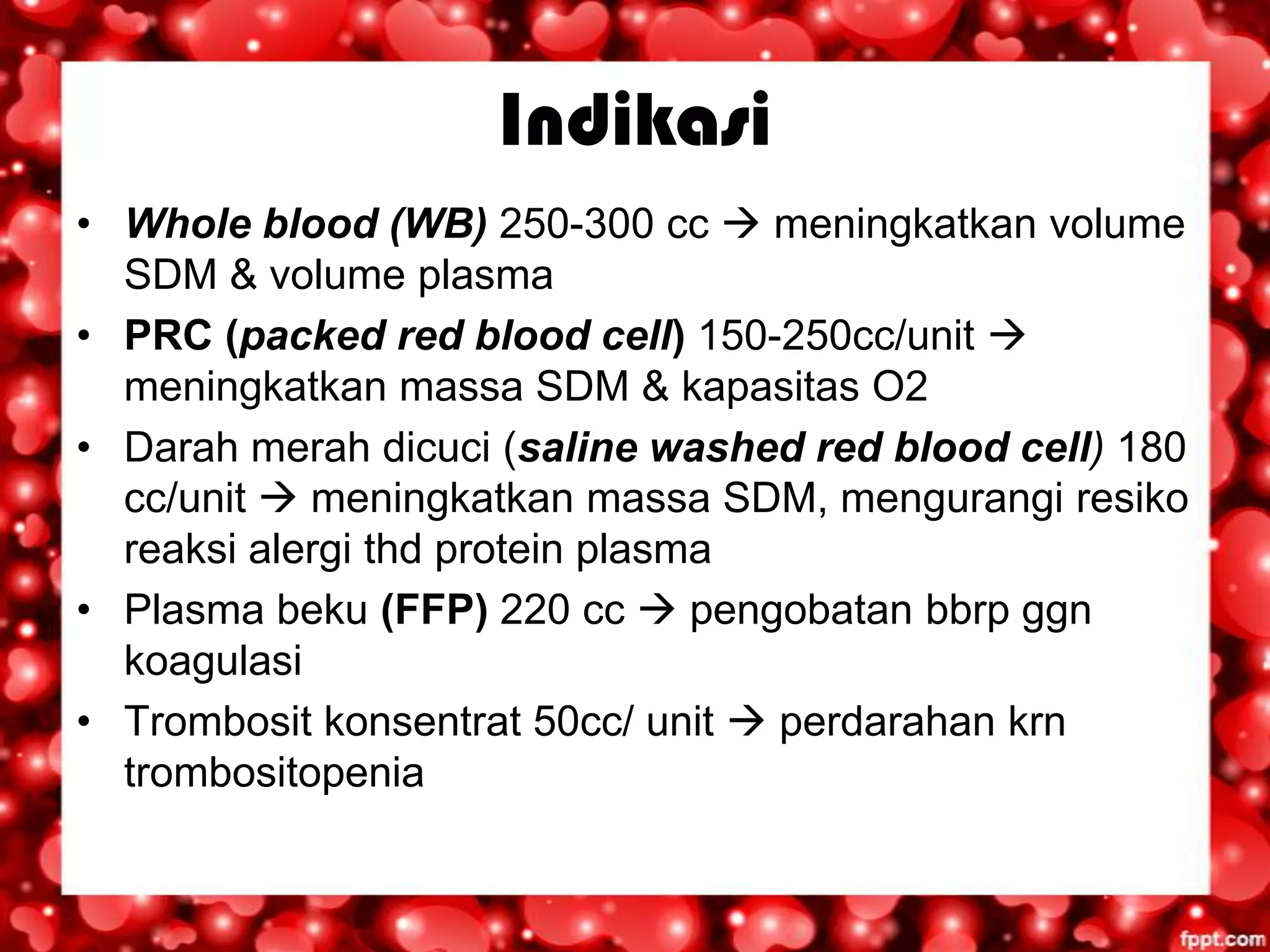 Transfusi darah | PPT