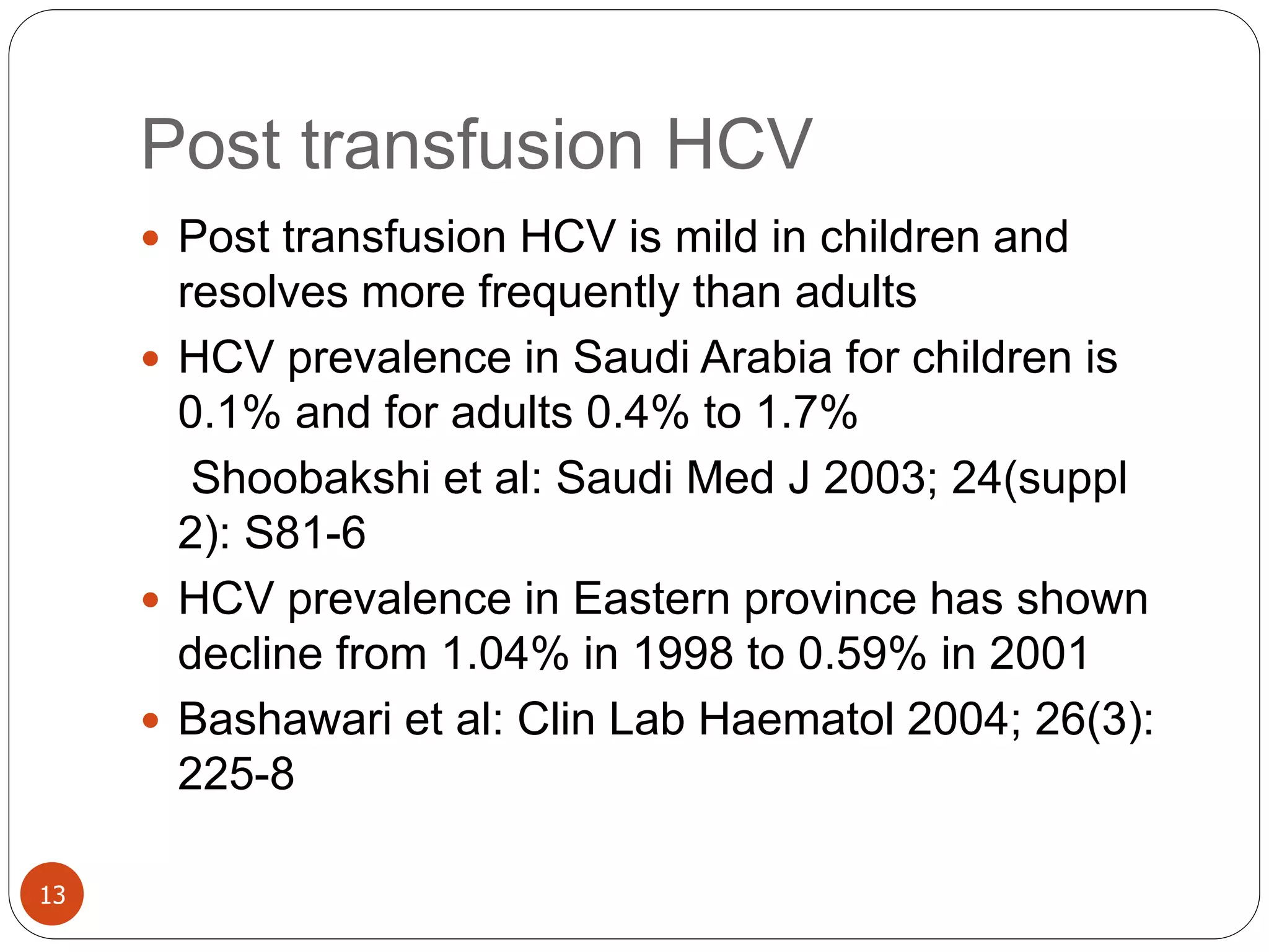 Transfusion associated hepatitis | PPT