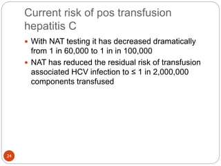 Transfusion associated hepatitis | PPT