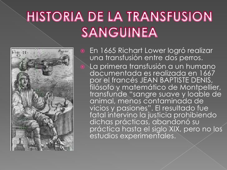 Historia De La Sangre Y De La Transfusión Sanguínea – TRLP