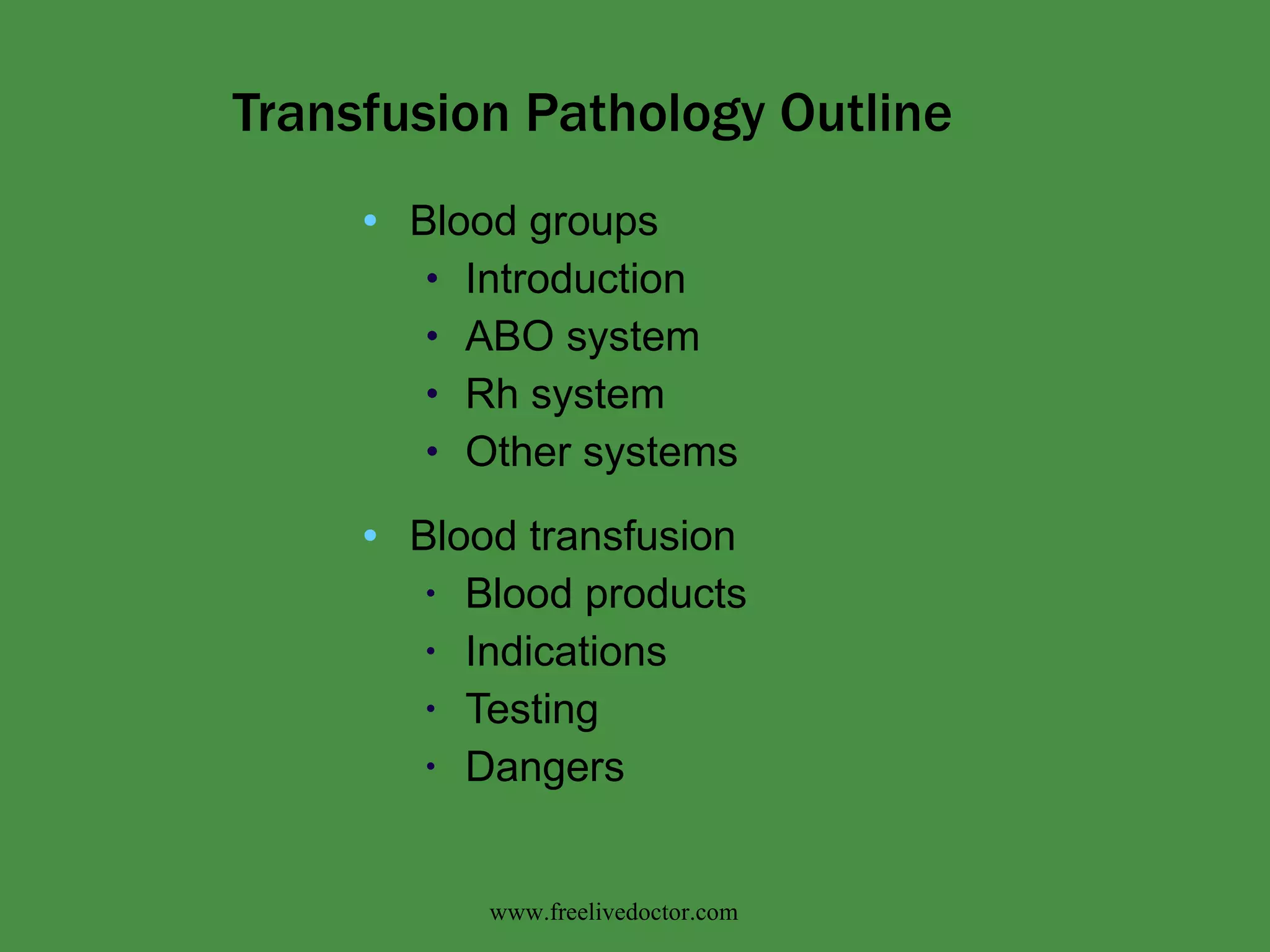 Transfusion pathology | PPT