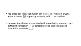 TRANSFUSION PROTOCOL in orthopaedic surgery .pptx