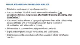 Transfusion Reaction kawthalkar pathology.pptx