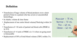 BLOOD TRANSFUSION REACTIONS IN HEMATOLOGY | PPTX