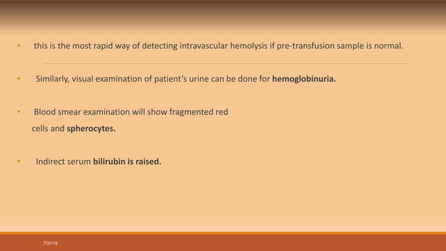 Transfusion reaction investigations | PPT | Blood Disorders | Diseases ...