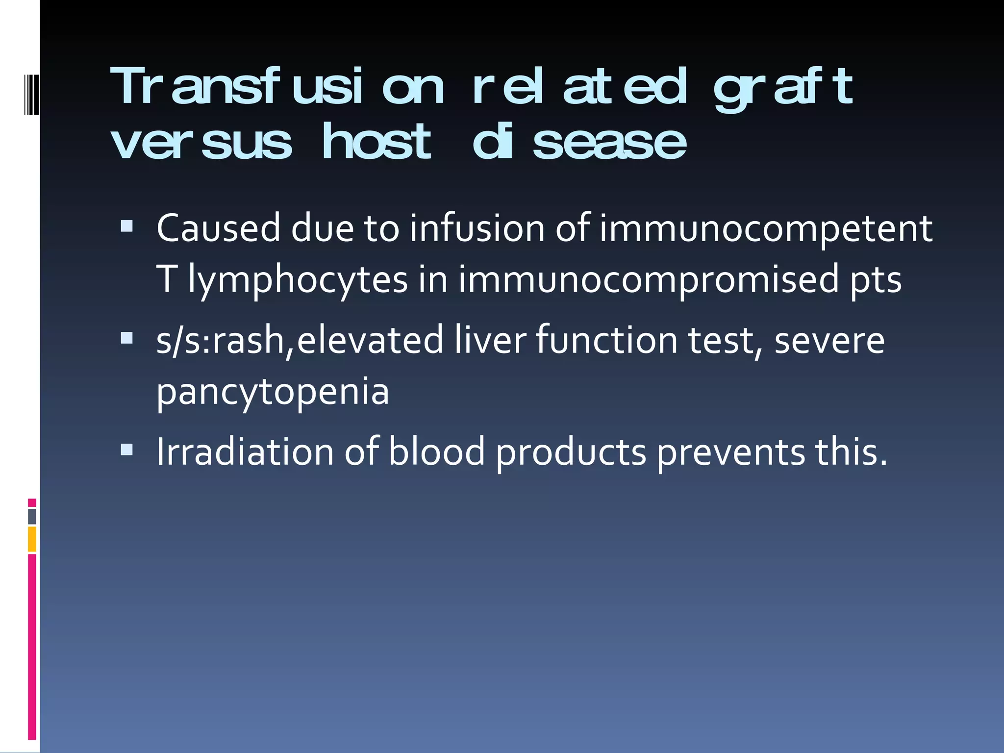 Transfusion reactions | PPT