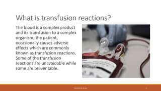 What Is Transfusion Reaction | Réactions Transfusionnelles Tableau – GDYDW