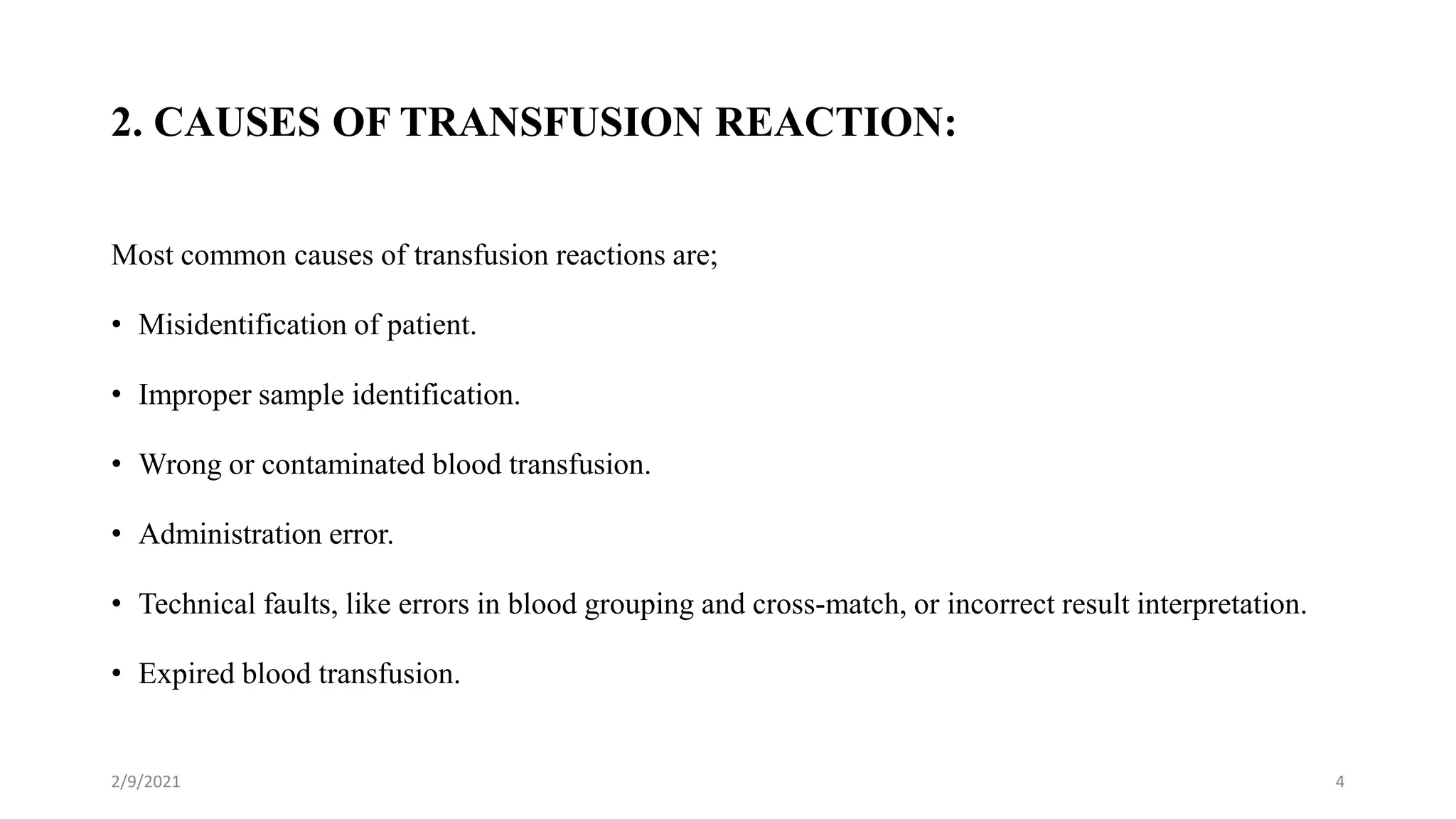 Transfusion reactions in Blood Bank | PPTX