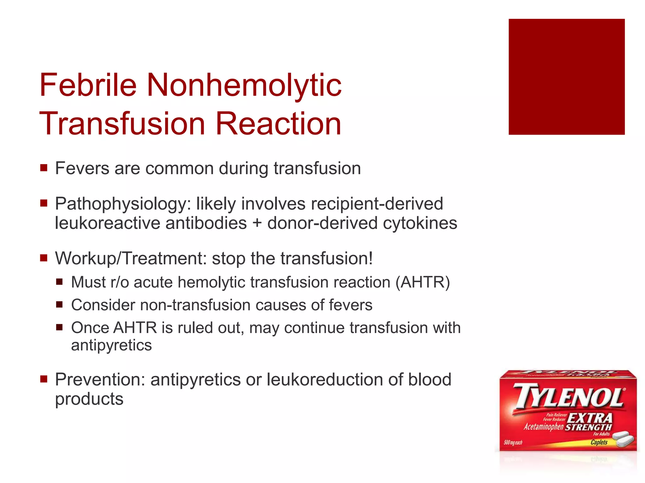 Transfusion Reaction | PPTX