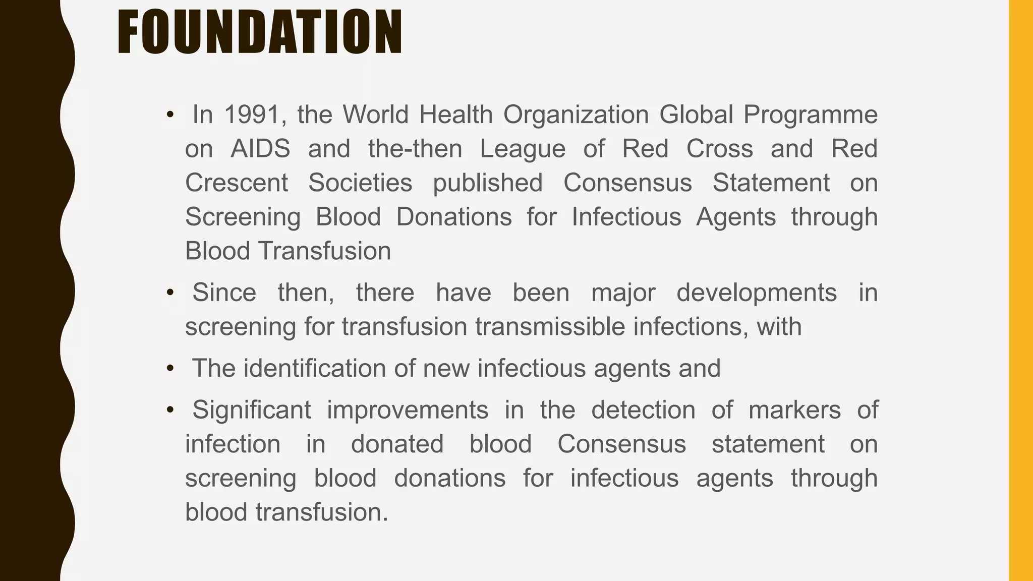 Transfusion transmissible infections sse | PPTX