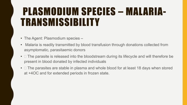 Transfusion transmissible infections sse | PPTX