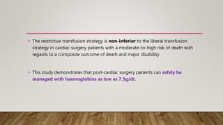 Transfusion trials in medicine world.pptx