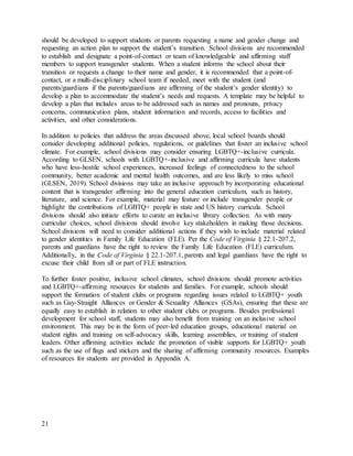 Transgender student-model-policies (5) | DOCX | Professional School ...