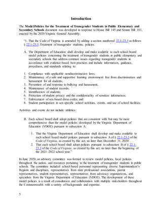 Transgender student-model-policies (5) | DOCX | Professional School ...