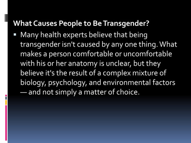 Transgender and problems of transgender | PPTX | Hormonal Disorders ...