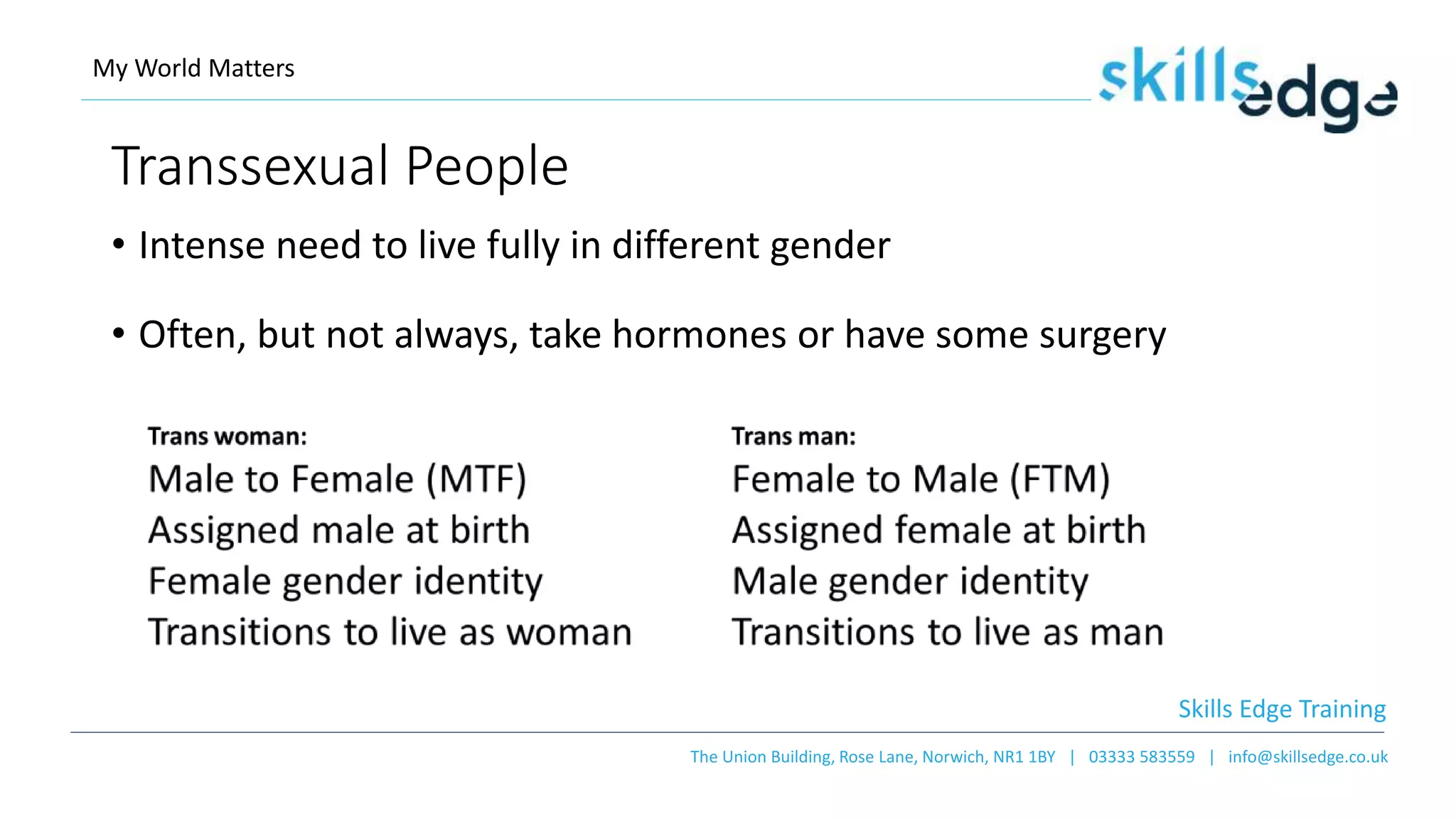 Transgender awareness | PPT
