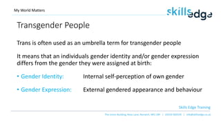 Transgender awareness | PPT