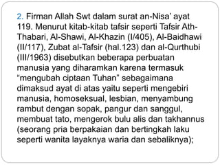 Transgender, hukumnya dalam Islam | PPTX