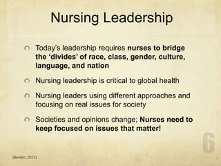 Transgender Healthcare and Nursing Leadership | PPTX