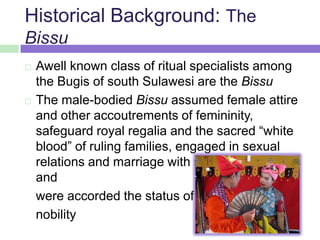 Transgenderism and Gender Pluralism in Southeast Asian History | PPT