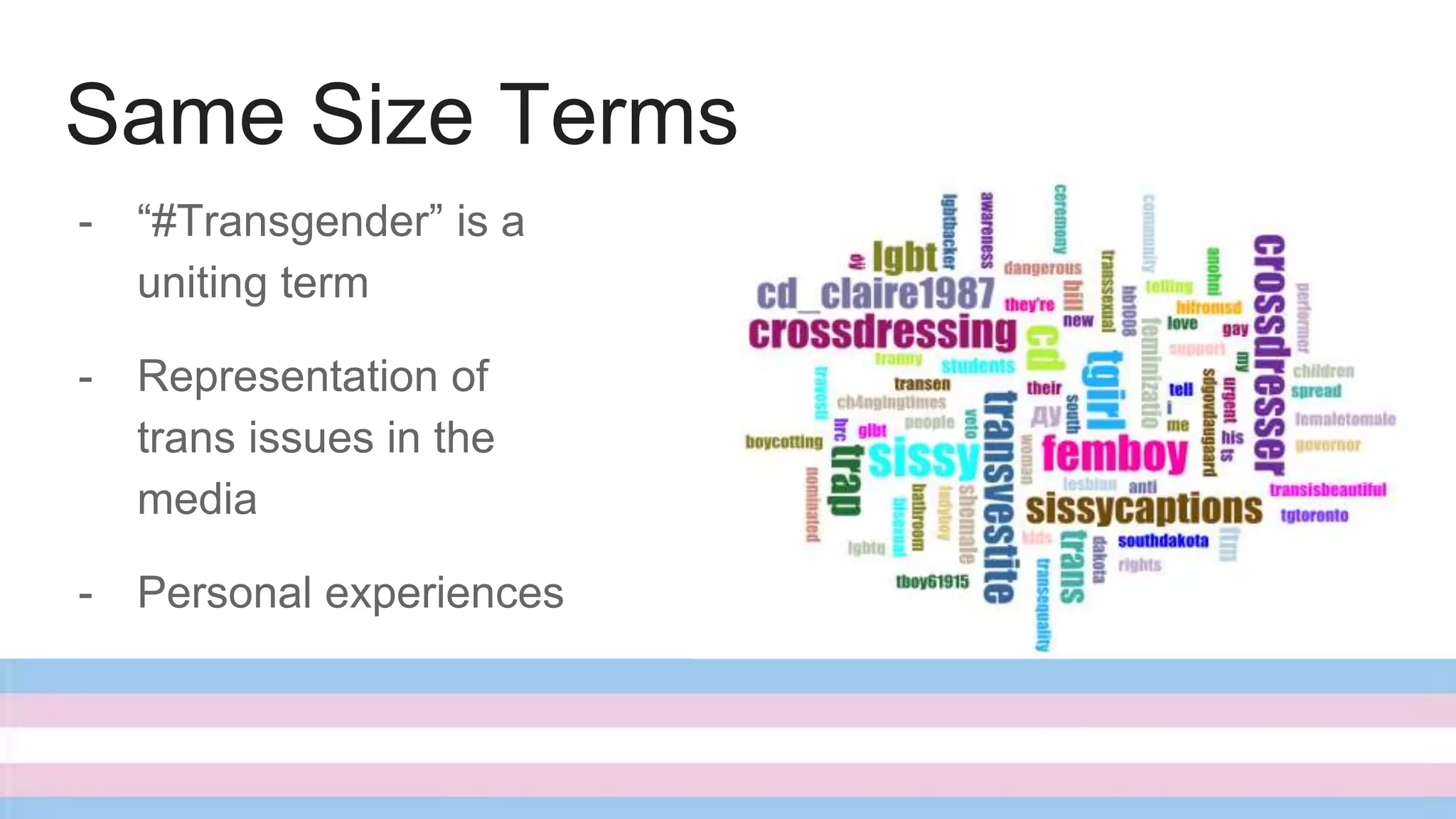 #Transgender: Exploring Media Representations and Personal Experiences ...