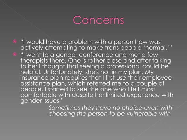 Transgender Project Powerpoint | PPT